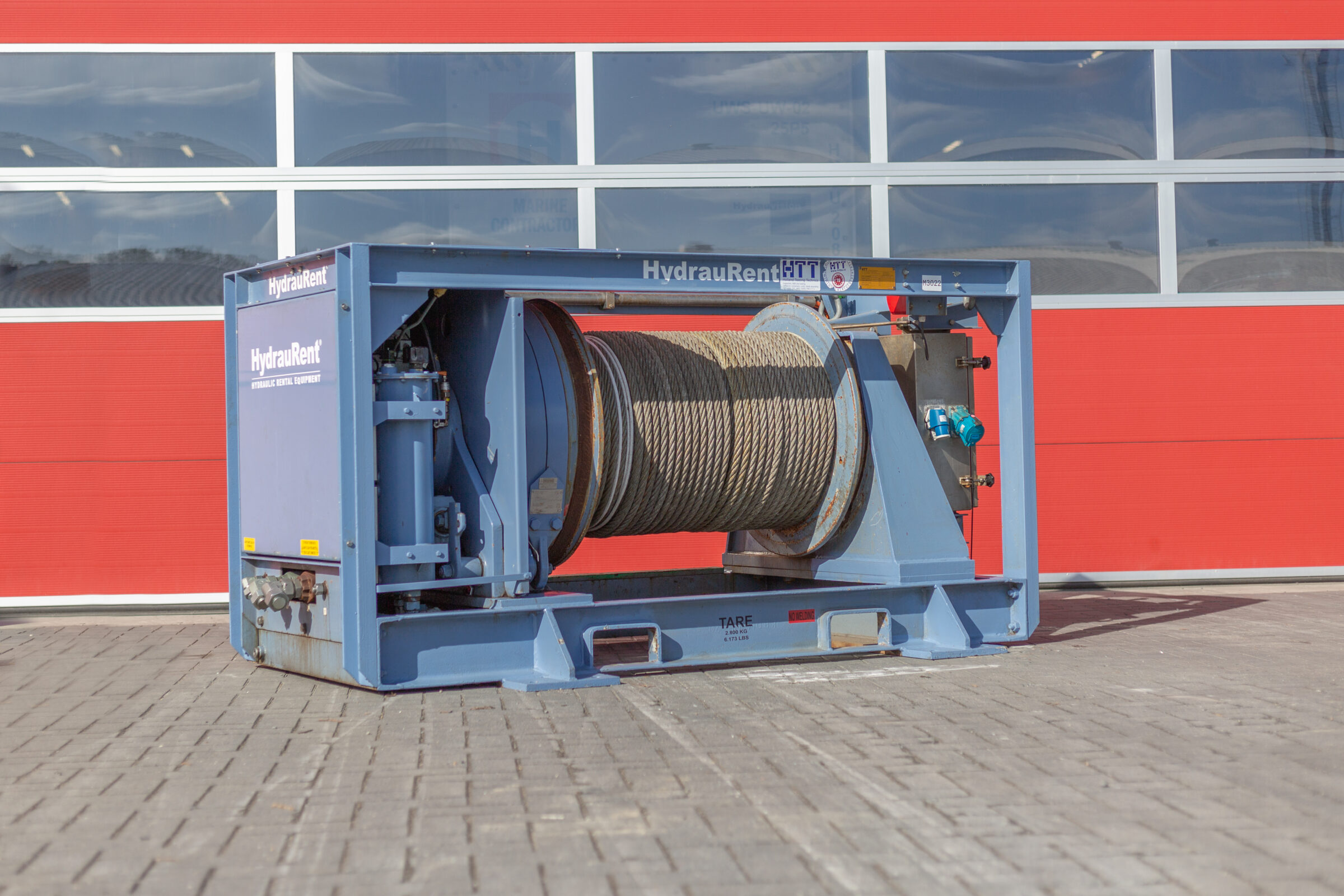 Hydraulische lier huren: HydrauWinch 25 CT | Hydrauvision
