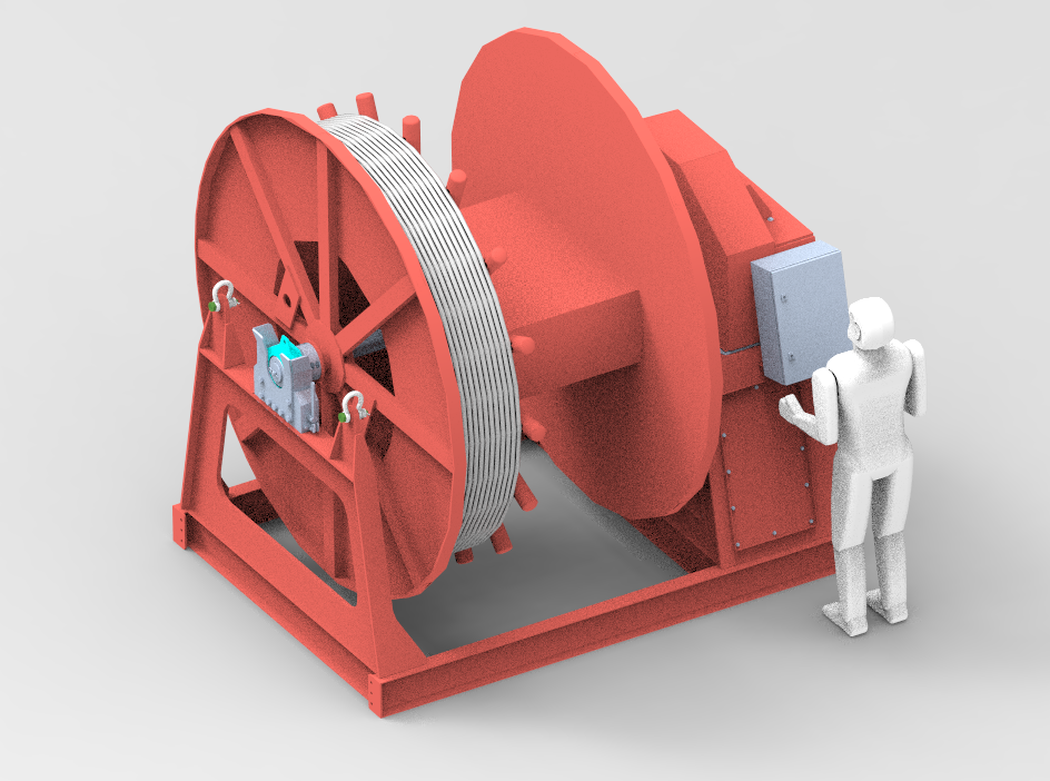 Redundant reel drive system - Hydrauvision