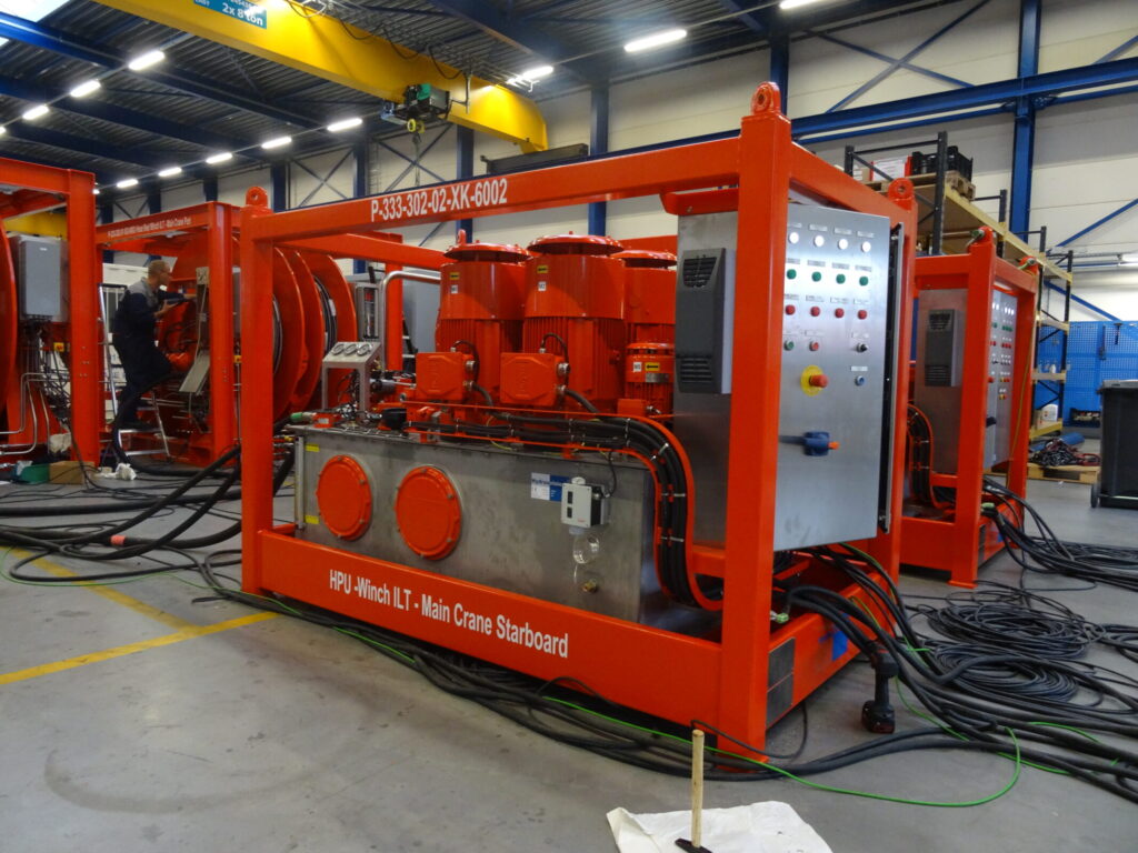 Hosereel drives with spooling device for ILT's - Hydrauvision