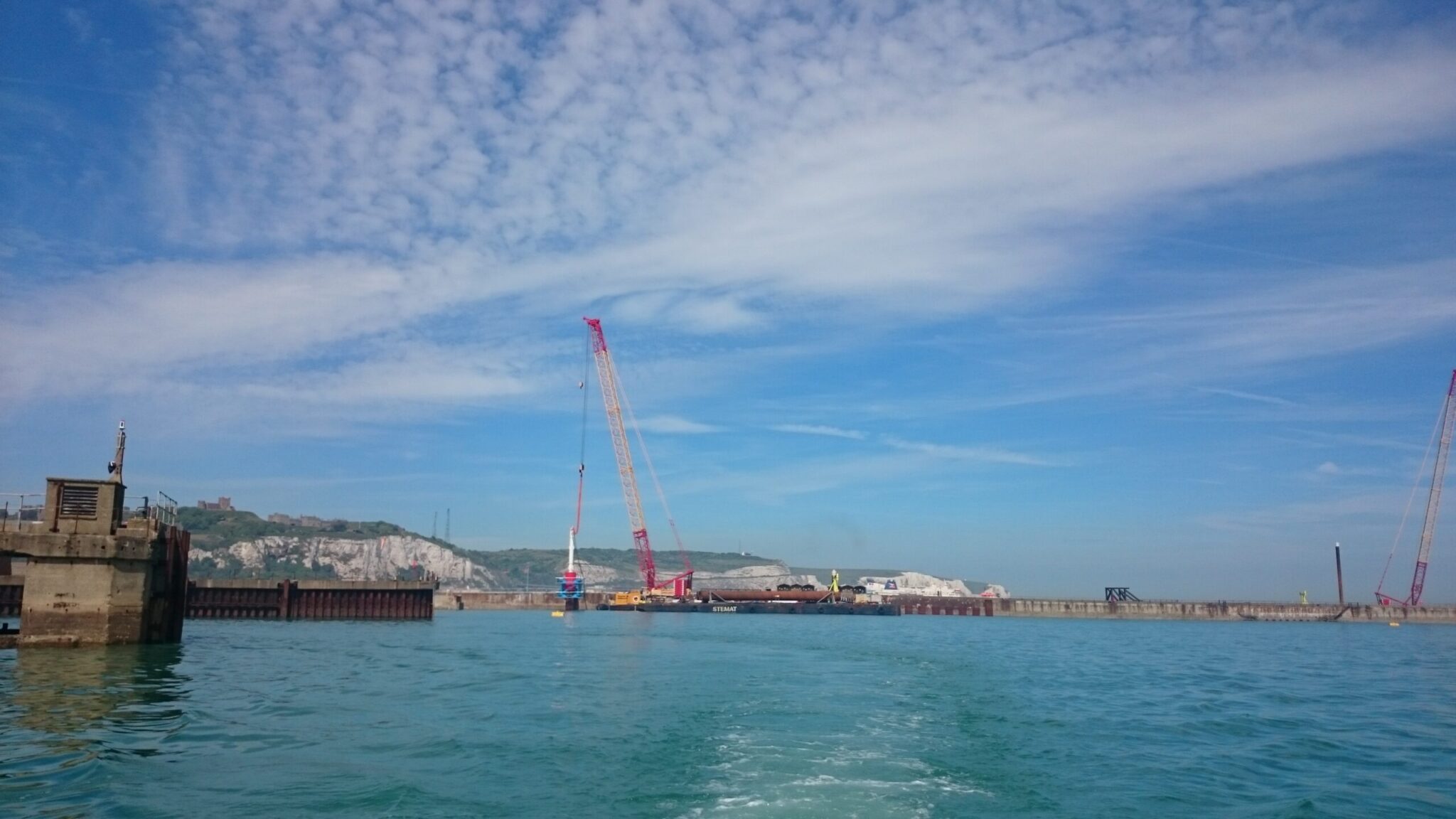Piling templates Port of Dover - Hydrauvision