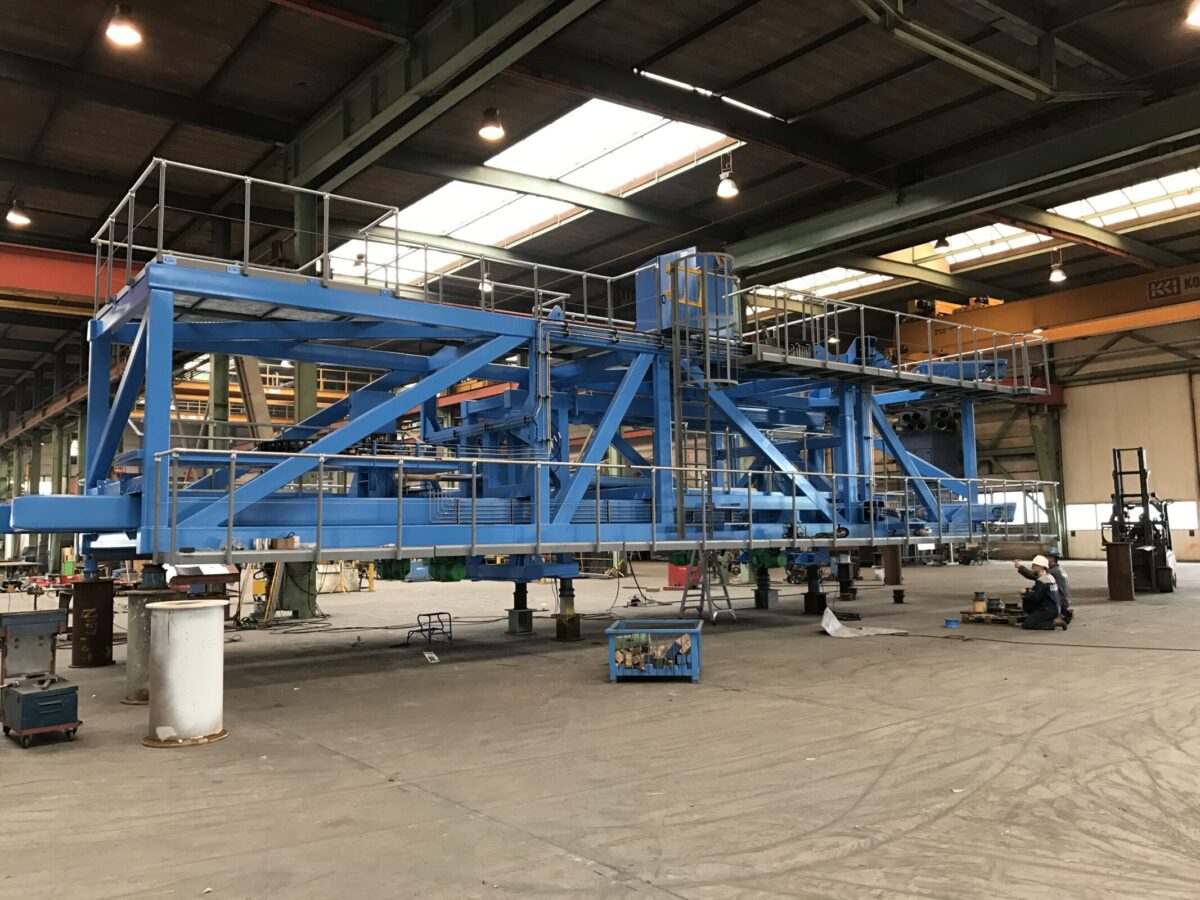 Piling templates Port of Dover - Hydrauvision