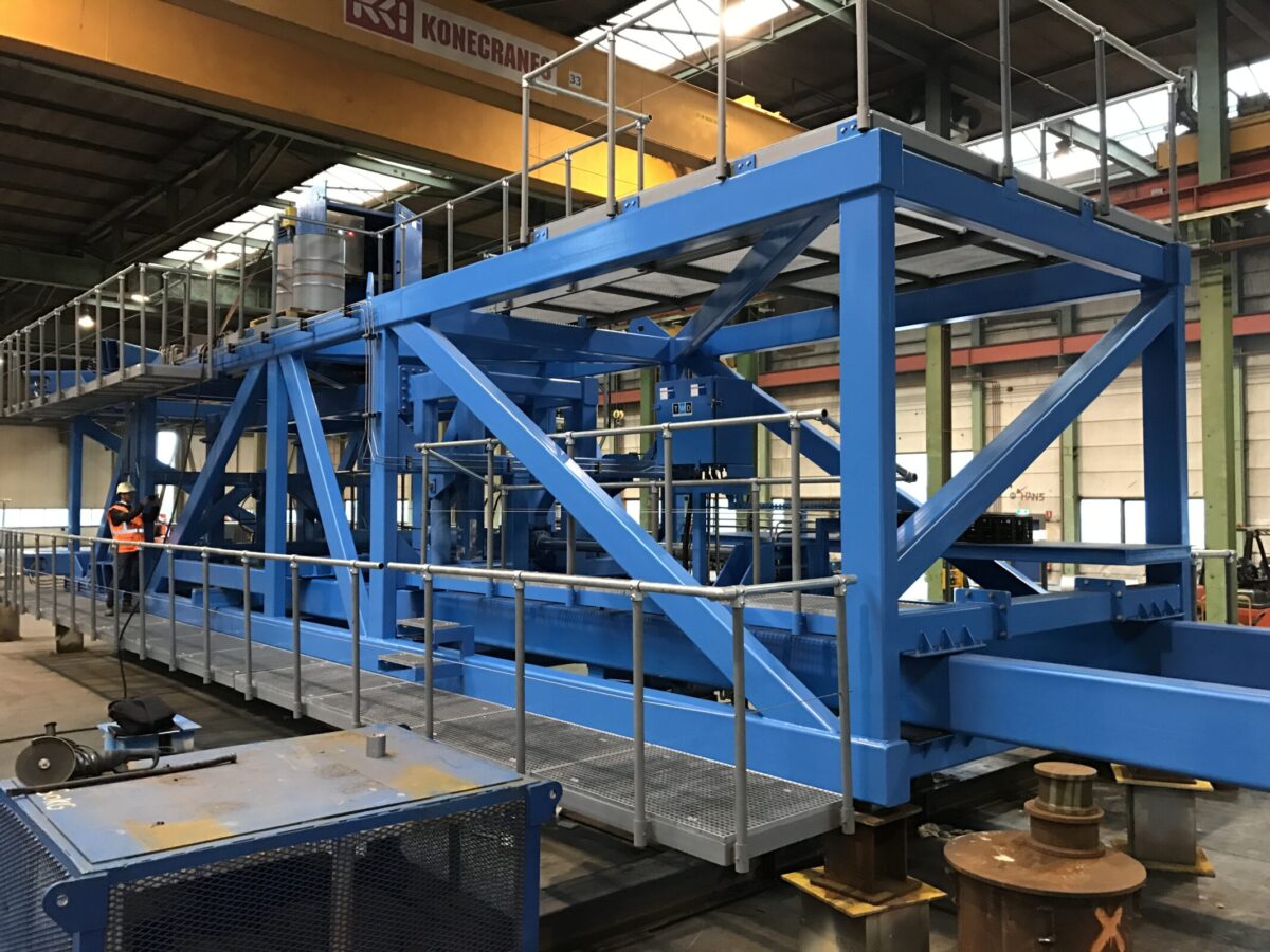 Hydraulic Piling Frames Port of Dover | Hydrauvision